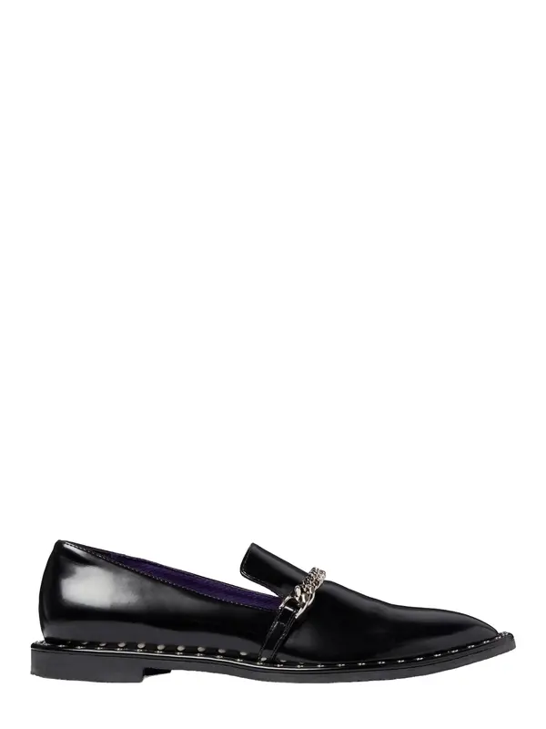 Stella McCartney Falabella Chain-link Loafers - Black