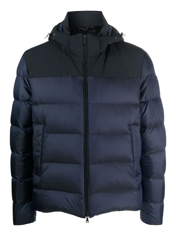 Paul & Shark Hooded Padded Jacket - Blue