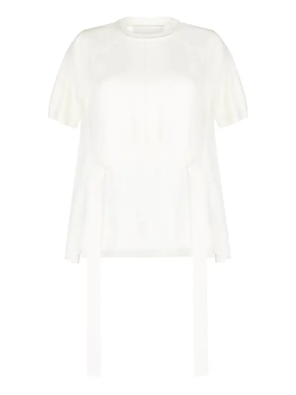 3.1 Phillip Lim Panelled Knit Top - White