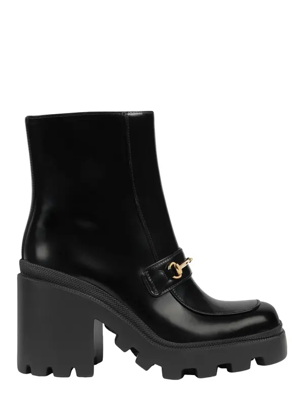 Gucci - 72mm Horsebit-detail Leather Boots