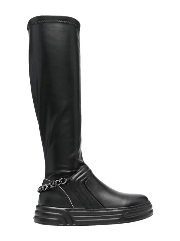 Liu Jo Cleo 35mm Chain-link Boots - Black