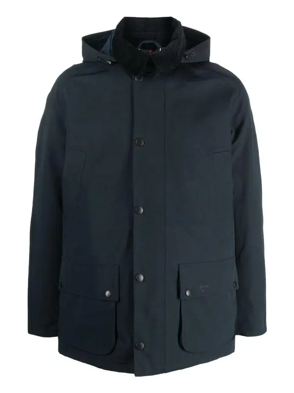 Barbour Waterproof Ashby Hooded Jacket - Blue