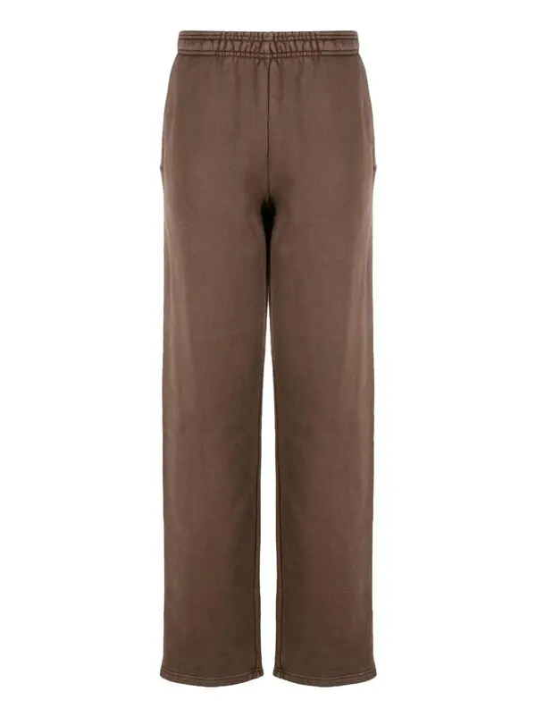 ENTIRE STUDIOS Washed Organic Cotton Track Pants - Brown