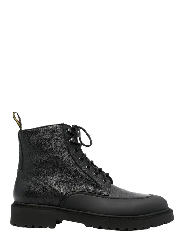 DOUCAL'S Lace-up Ankle Boots - Black