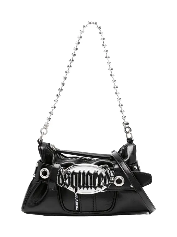 Dsquared2 Gothic Leather Clutch - Black