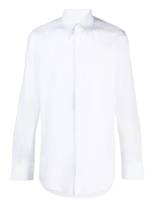 Dolce & Gabbana Long-sleeve Cotton Shirt - White