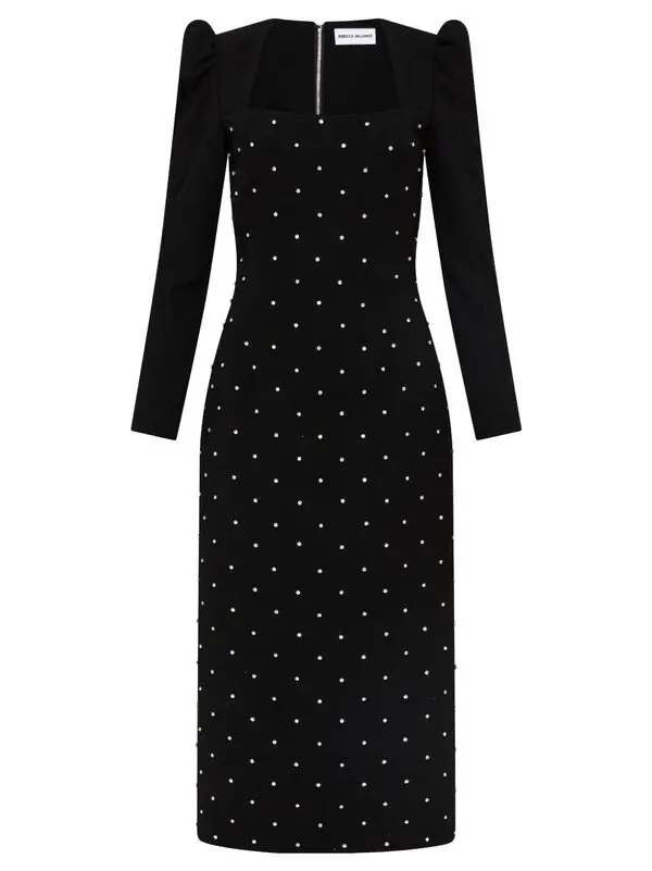 Rebecca Vallance After Hours Midi Dress - Black