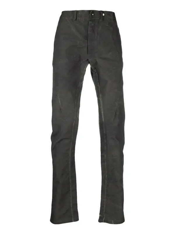 ISAAC SELLAM EXPERIENCE Epicurien Straight-leg Trousers - Grey