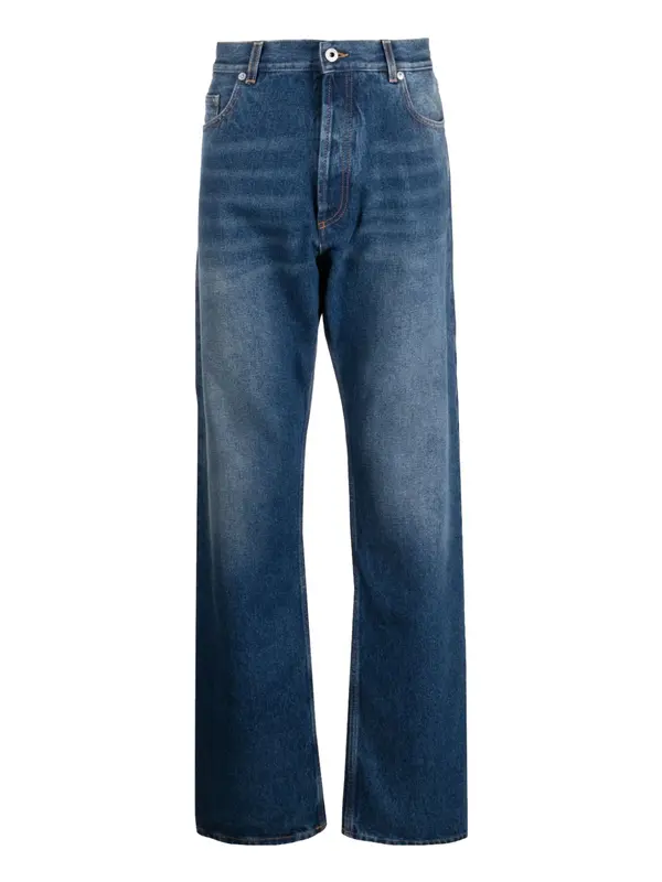 Off-White Straight-leg Jeans - Blue