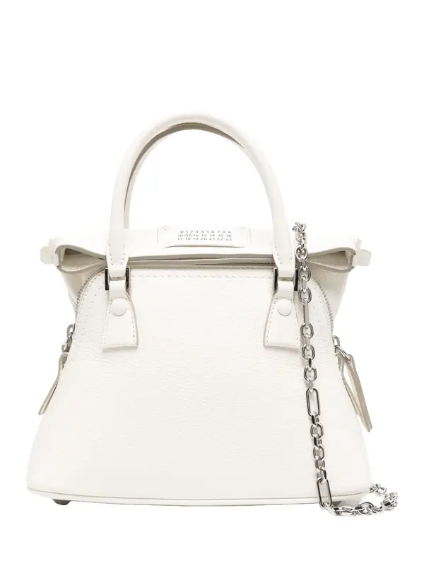 MAISON MARGIELA Micro 5ac Classique Top-handle Bag - Neutrals