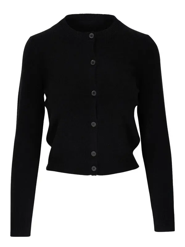 NILI LOTAN Button-up Cashmere Cardigan - Black