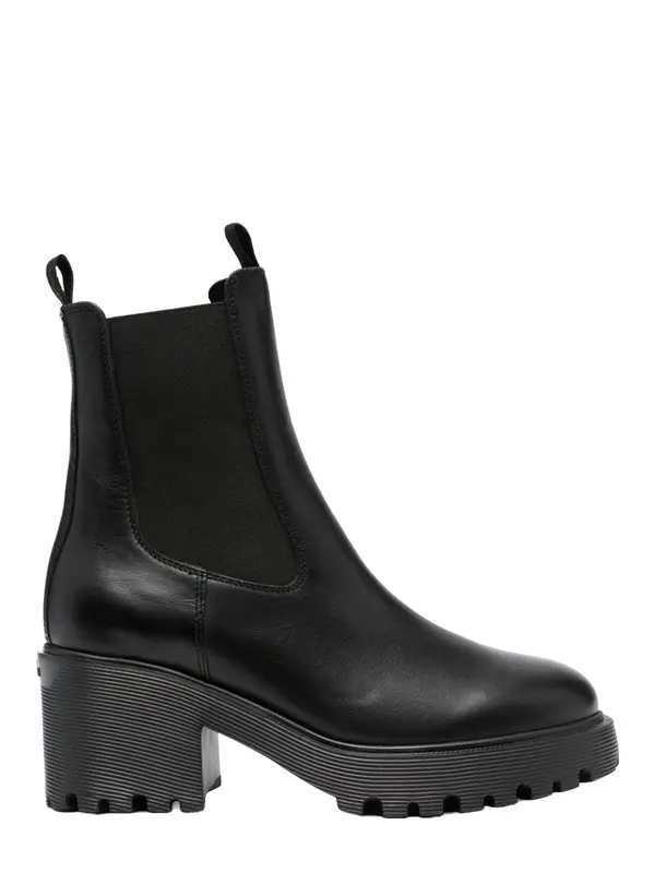 Hogan Slip-on Chelsea Boots - Black