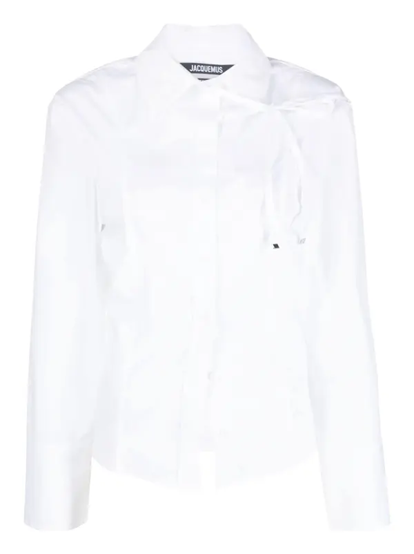 Jacquemus La Chemise Ruban Shirt - White