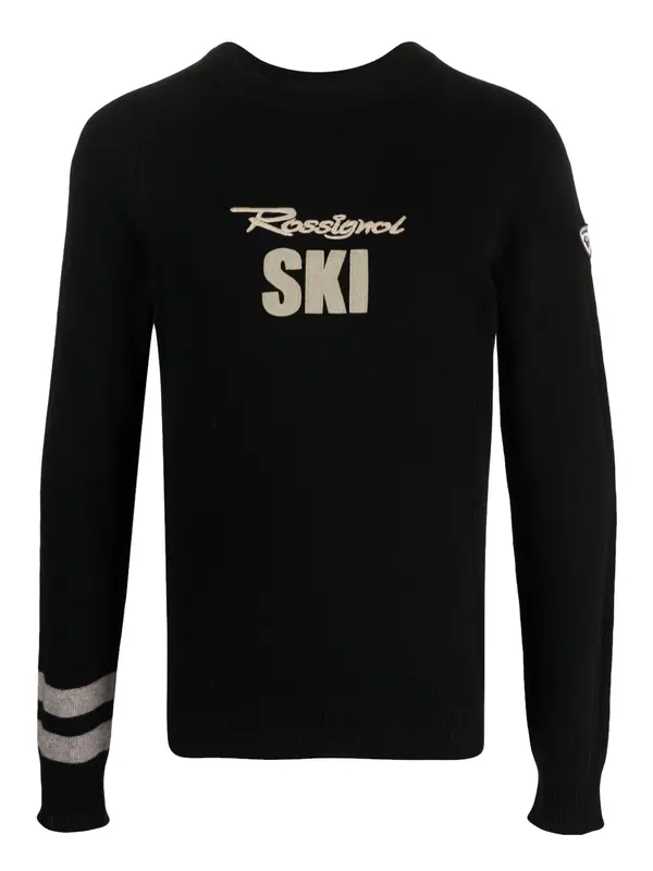 Rossignol Logo-embroidered Sweater - Black