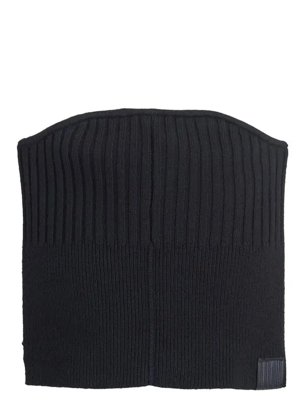 Marc Jacobs Tube Ribbed Knit Top - Black