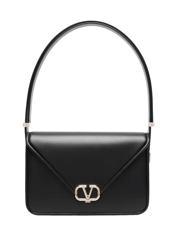 Valentino Garavani Letter Leather Crossbody Bag - Black