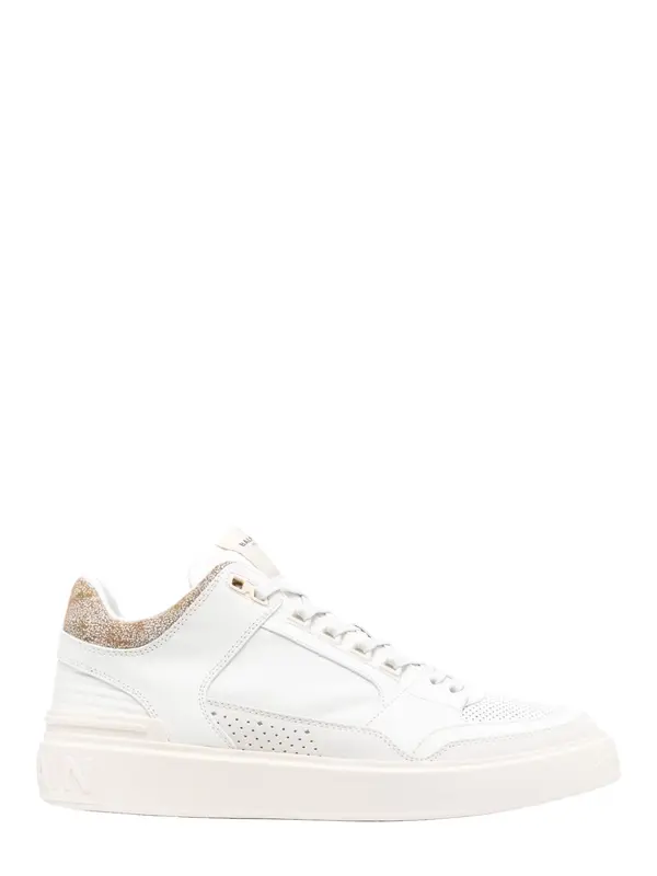 Balmain B-court Mid-top Sneakers - White
