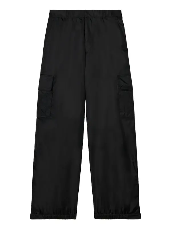 Off-White Mid-rise Cargo Trousers - Black