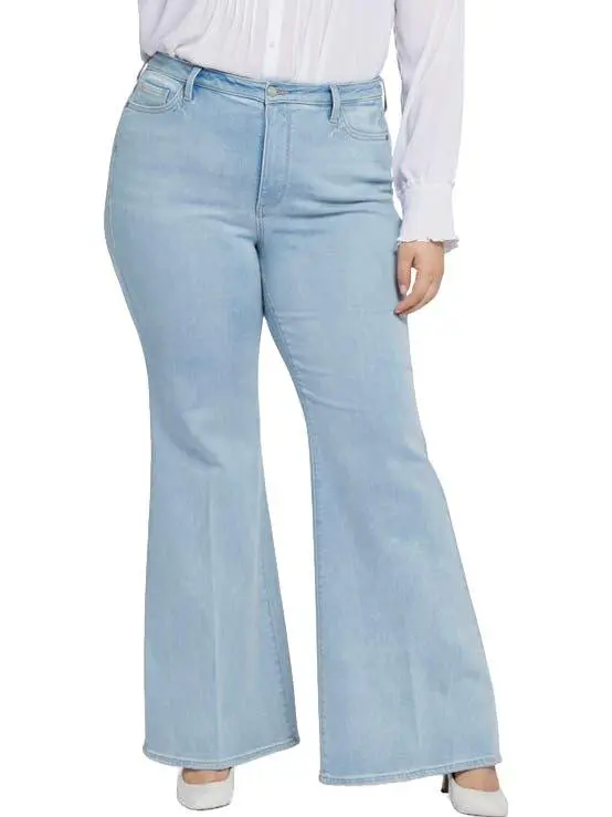 NYDJ Mia Palazzo High-waist Flare Jeans - Westminster