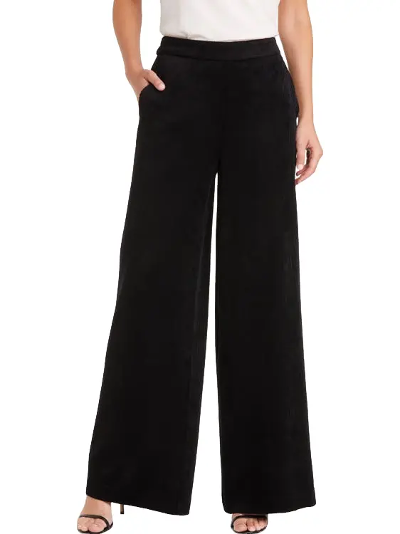 Kobi Halperin Hunter Corduroy Straight Leg Pants - Black