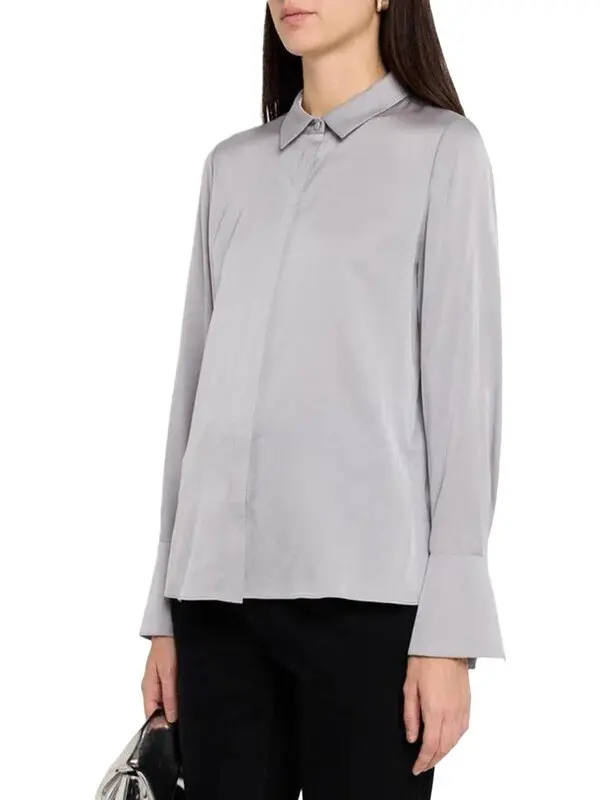 Kobi Halperin Larissa Button-down Blouse - Sleet