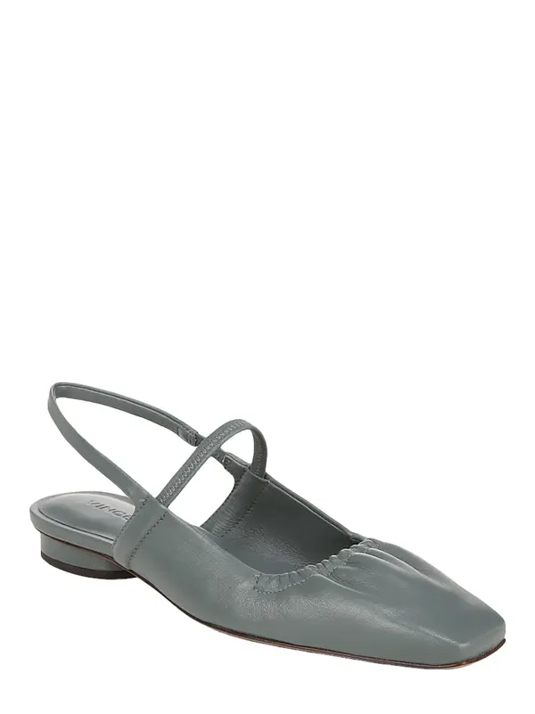 Vince Venice Slingback Flats - Seastone