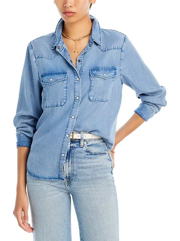 Aqua Western Denim Shirt Exclusive - Mill