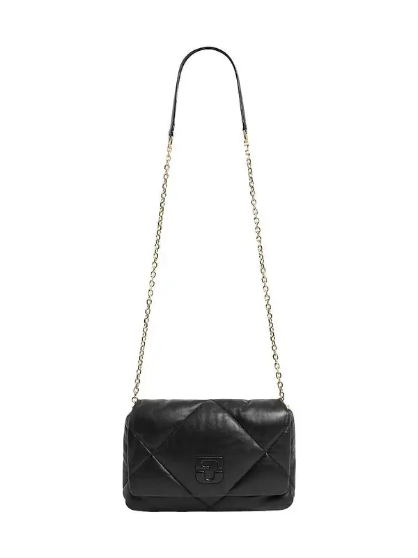 Gerard Darel Fanny Leather Crossbody Bag - Black