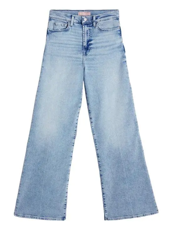 7 For All Mankind Luxe Vintage Ultra High Rise Wide Leg Jeans - Denim