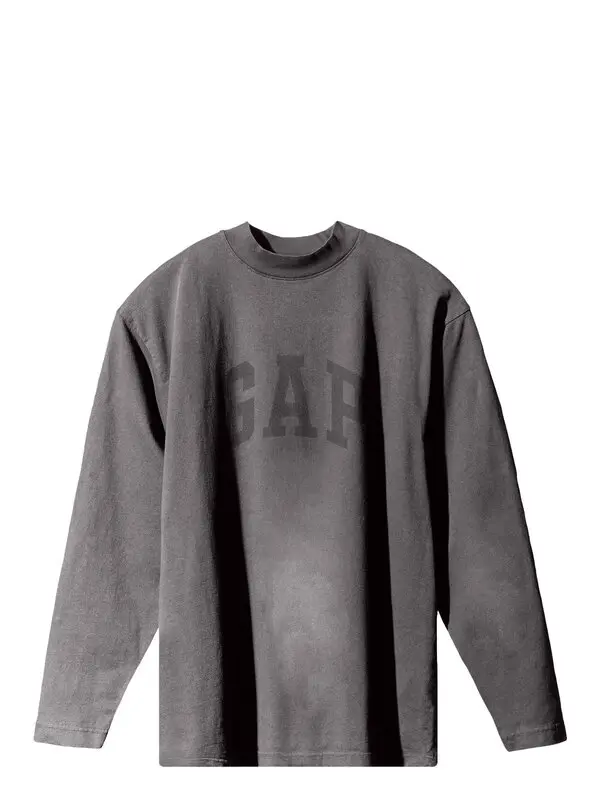 Yeezy Engineered Balenciaga Dove Long-sleeve Tee 'dark - Grey