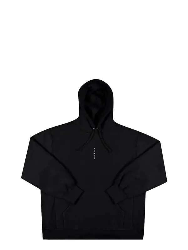 Supreme Micro Logo Hooded Sweatshirt - Black