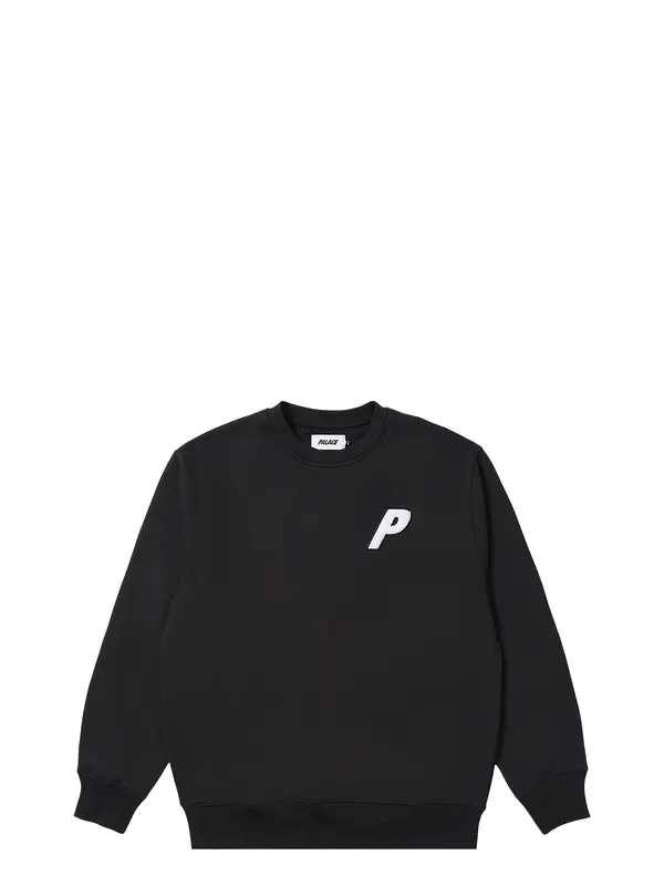 PALACE Fleece Tri-ferg Crew - Black