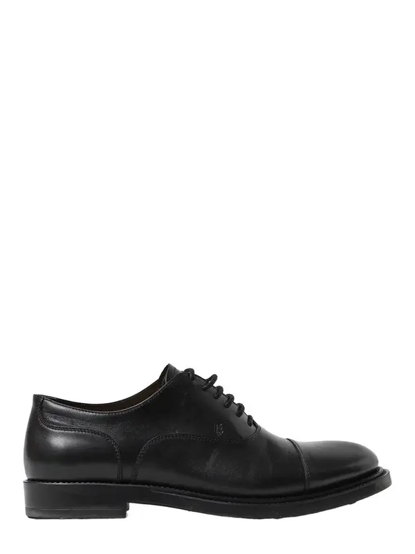 TOD'S Leather Oxford Lace-up Shoes - Black
