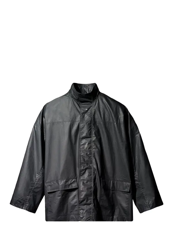 Yeezy Coated Cotton Light Parka - Black