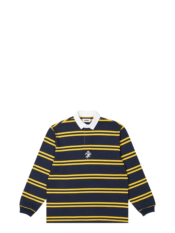 PALACE Stripe Rugby - Blue