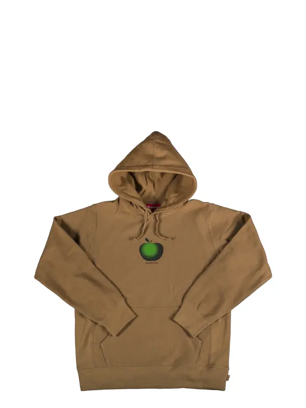 Supreme Apple Hooded Sweatshirt - Brown