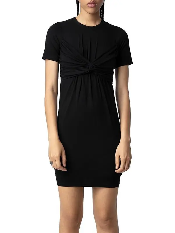 Zadig&Voltaire Mara Short Sleeve Dress - Noir
