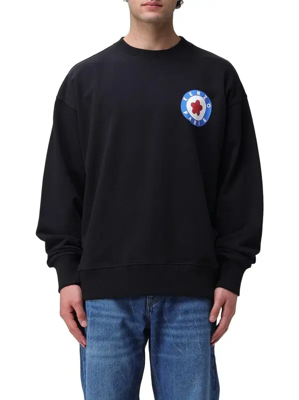 Kenzo Cotton Sweatshirt - Black