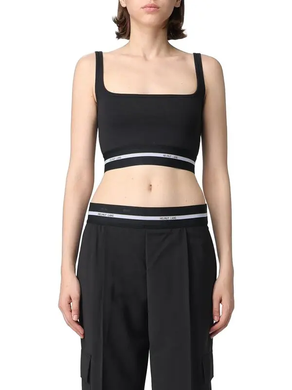 Helmut Lang Cropped Top - Black
