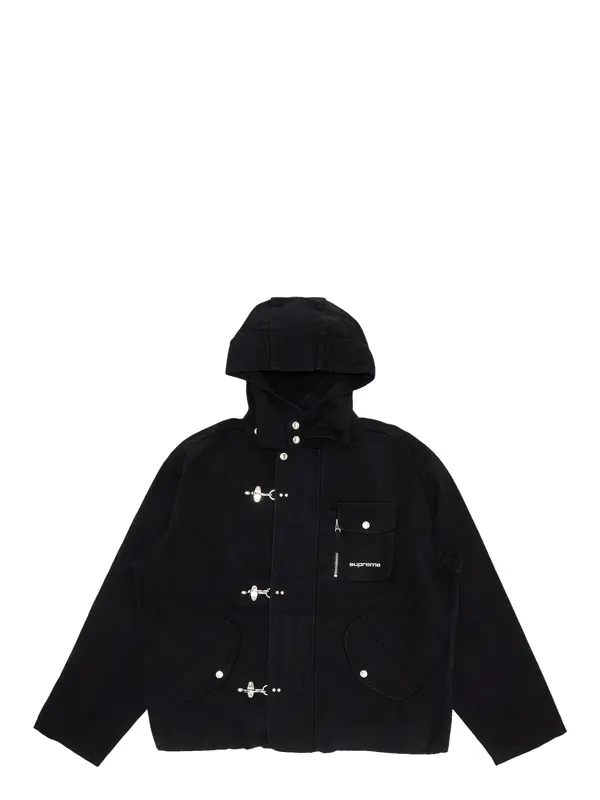 Supreme Canvas Clip Jacket - Black