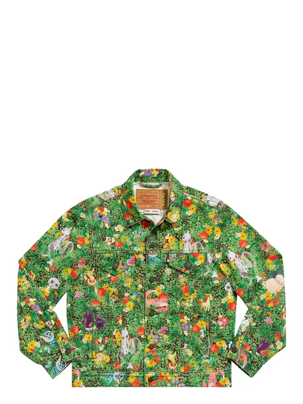 LEVI'S X Pokémon Vintage Fit Trucker Jacket - Green