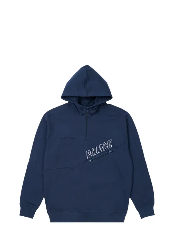 PALACE Zip Hood - Blue