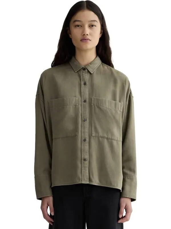 Everlane Boxy Overshirt - Kalamata