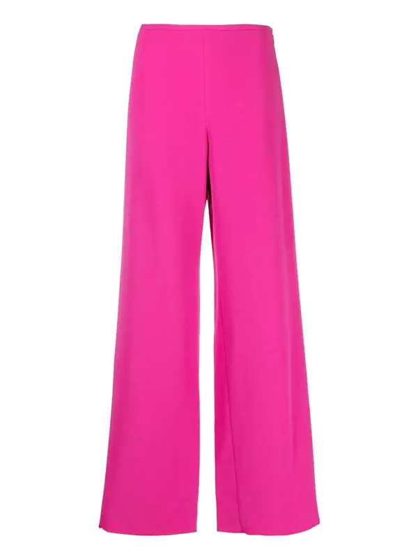 Emporio Armani High-waisted Wide-leg Trousers - Pink
