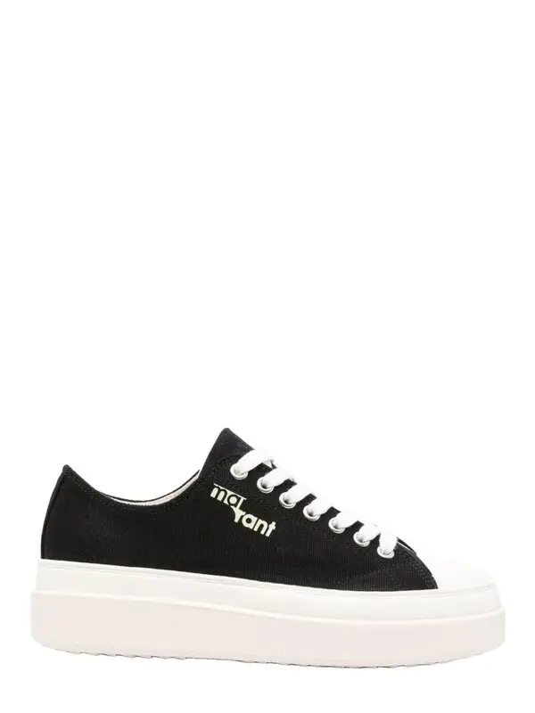 Isabel Marant Logo-print Flatform Sneakers - Black