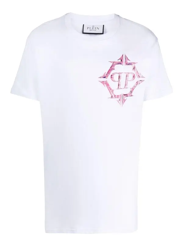 Philipp Plein Logo-print Cotton T-shirt - White