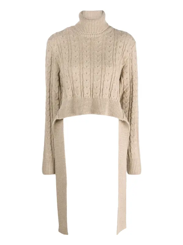 MAISON MARGIELA Cable-knit Jumper - Neutrals