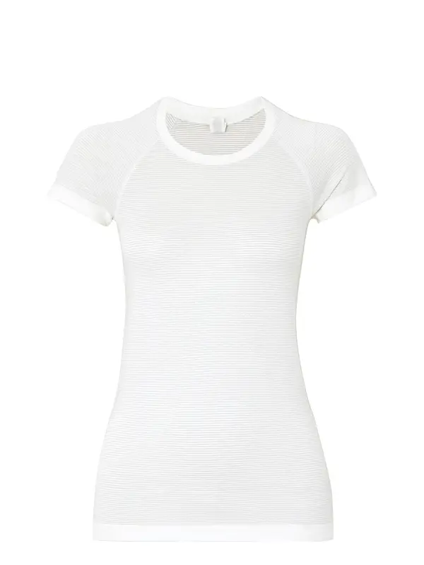 Lululemon Swiftly Tech 2.0 Striped T-shirt - White