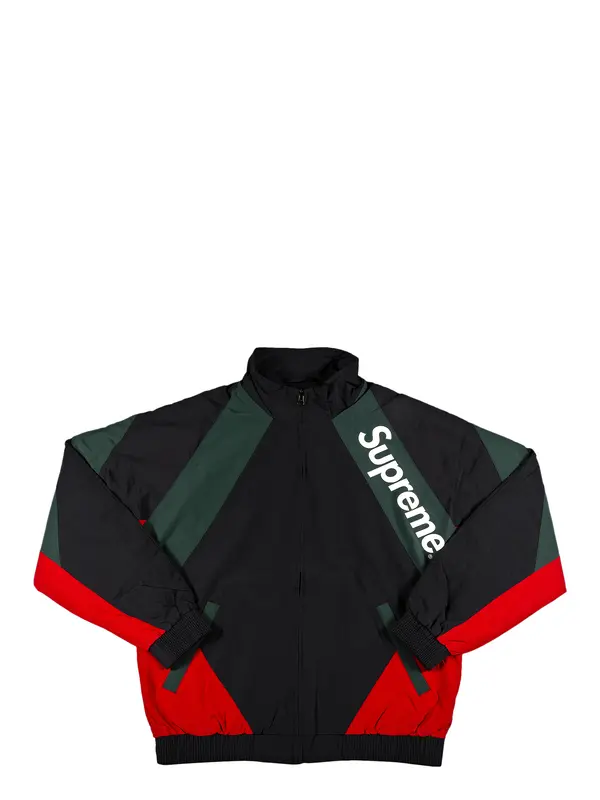 Supreme Paneled Track Jacket - Black