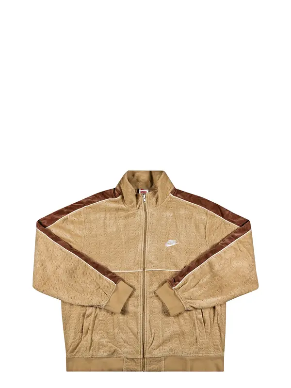 Supreme X Nike Velour Track Jacket - Tan